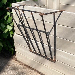 Vintage Hay Rack Wall Mount Iron Horse Stable Hay Rack - Etsy