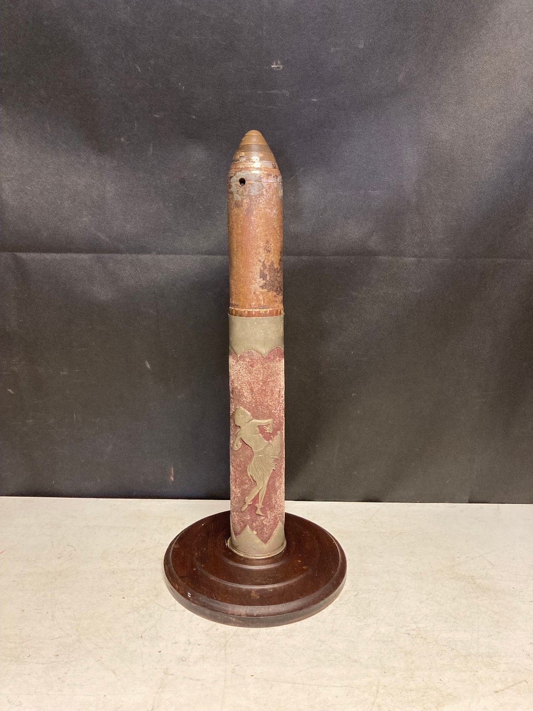 Incredible WWII Artillery Shell Trench Art Sculpture | Pacific Theater ...