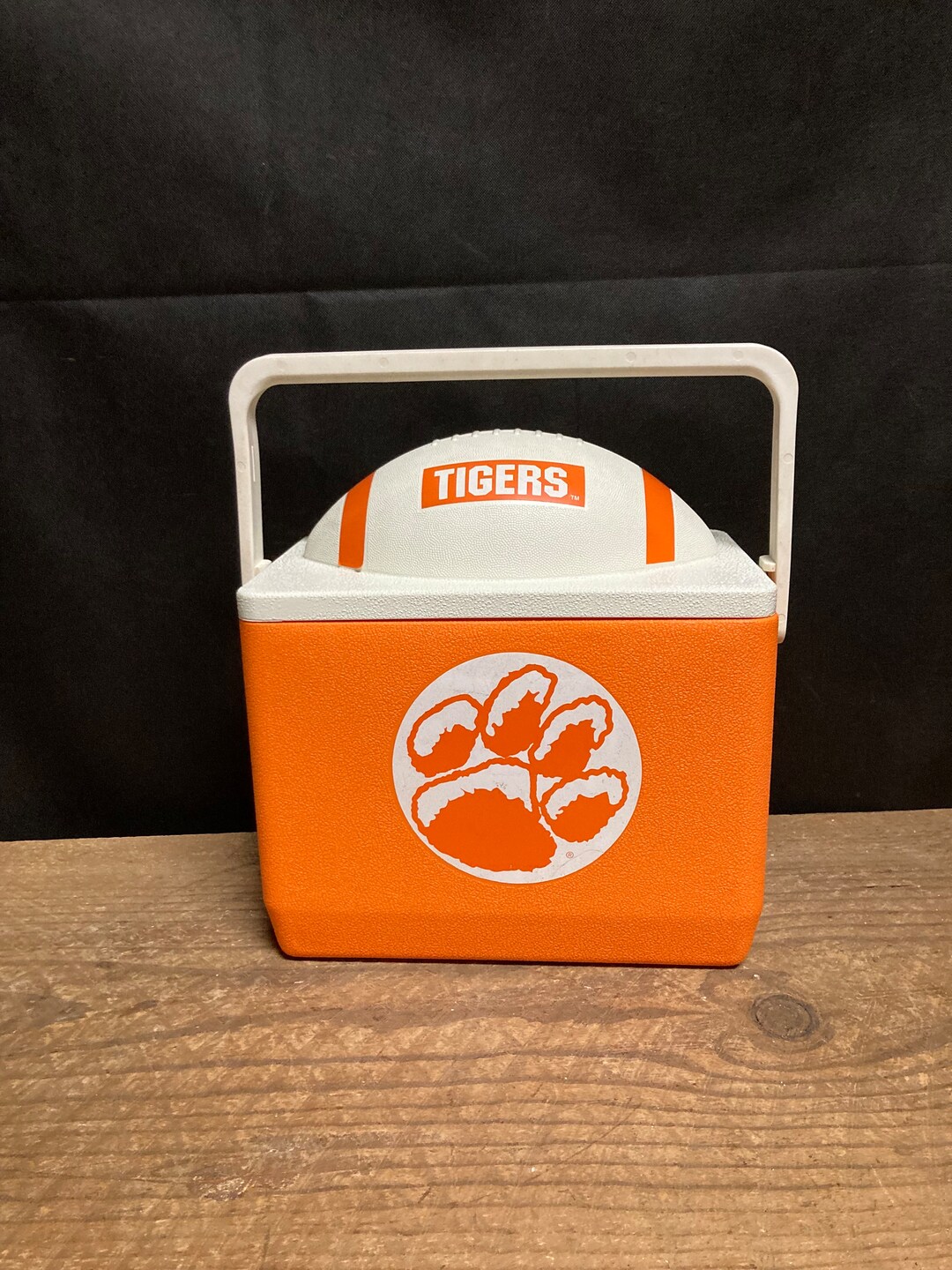 Vintage Clemson Tigers Cooler | Tailgate Cooler - Etsy