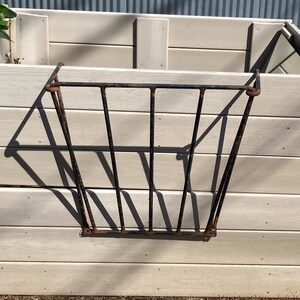 Vintage Hay Rack Wall Mount Iron Horse Stable Hay Rack - Etsy