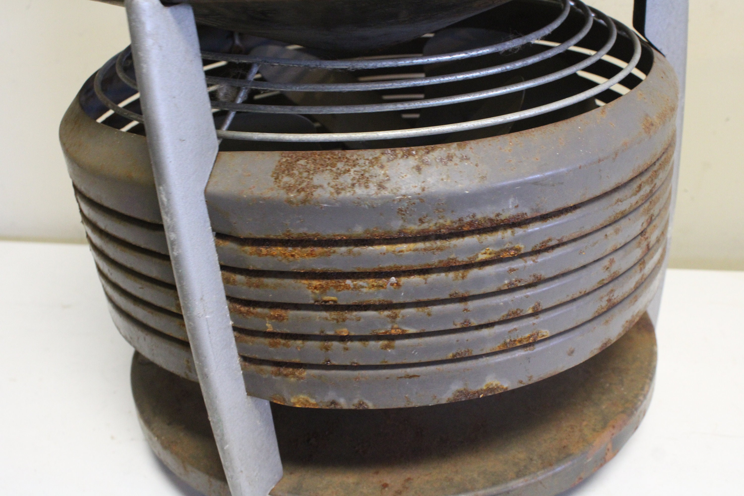 Vintage WORKING Metal Fasco Fan Stool Hassock Ottoman | Etsy