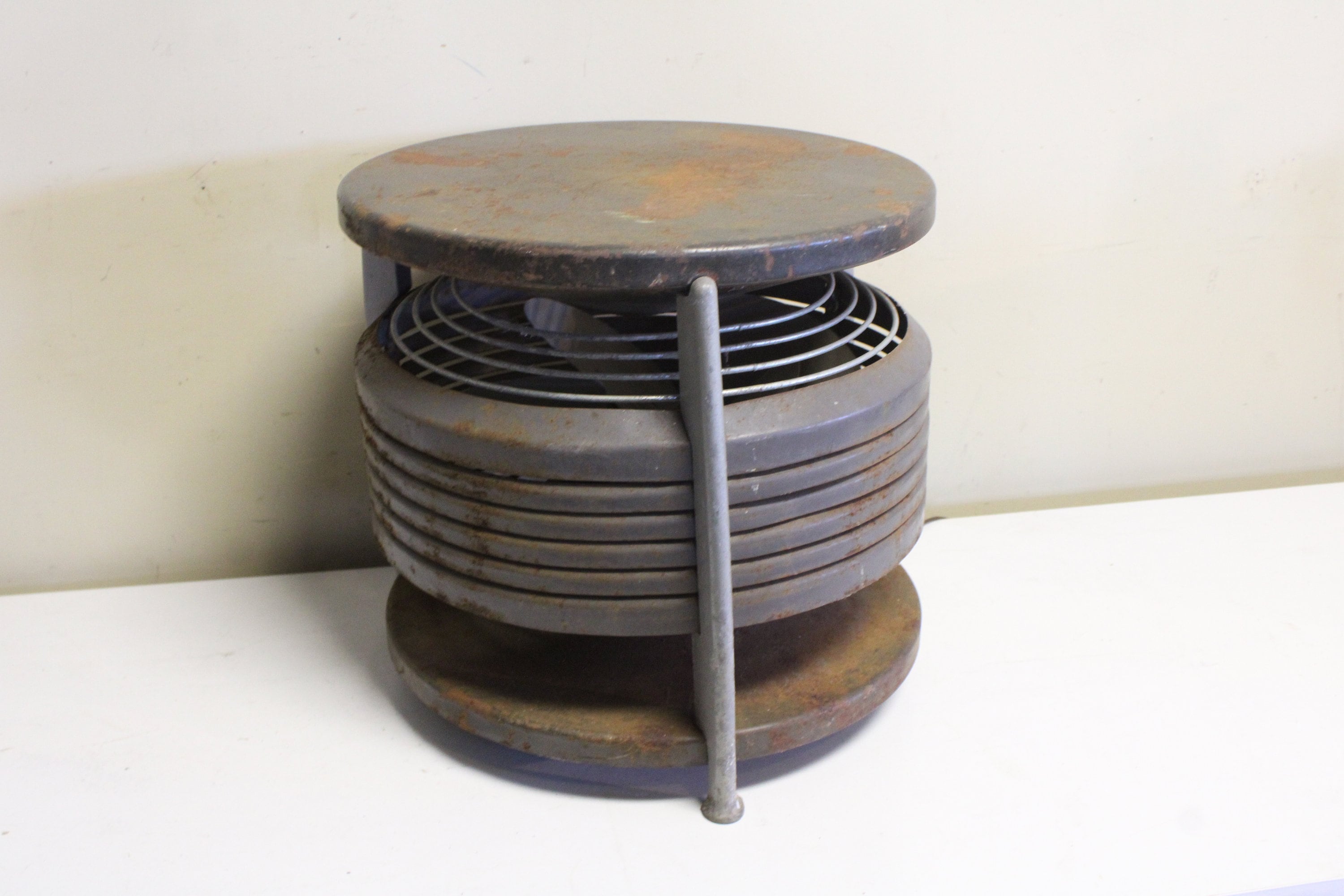 Vintage WORKING Metal Fasco Fan Stool Hassock Ottoman | Etsy