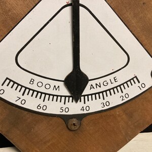 Antique Porcelain Boom Angle Gauge | Antique Metal Signs - Etsy