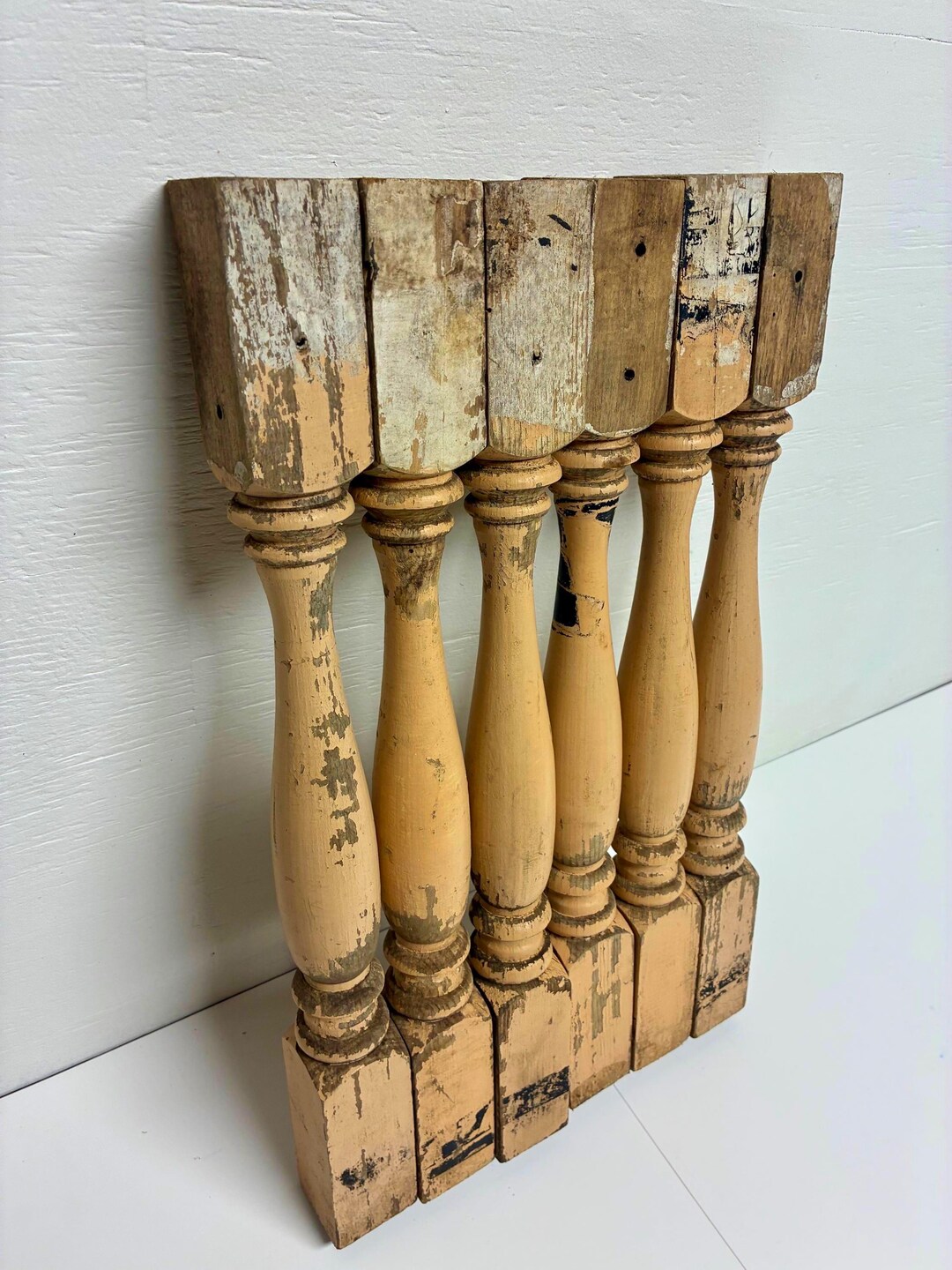 Six Pink Architectural Spindles | Balusters | Architectural Salvage ...