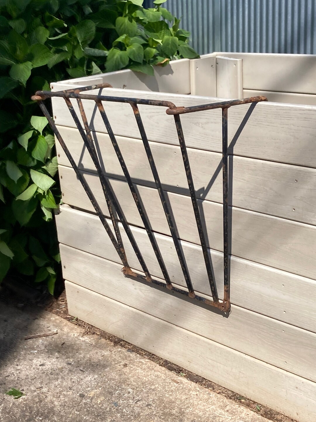 Vintage Hay Rack Wall Mount Iron Horse Stable Hay Rack - Etsy