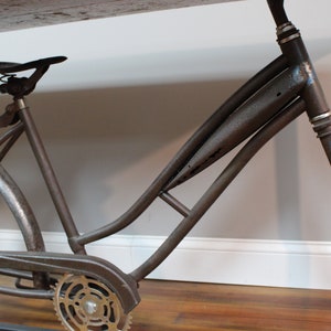 Repurposed Vintage Bicycle Console Table - Etsy