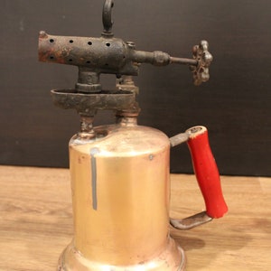Vintage Brass Blow Torch | Industrial Accents | Steampunk Decor - Etsy