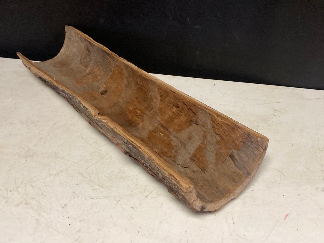 Half Hollow Log Planter | Natural Wood Accent - Etsy