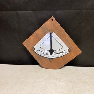 Antique Porcelain Boom Angle Gauge | Antique Metal Signs - Etsy