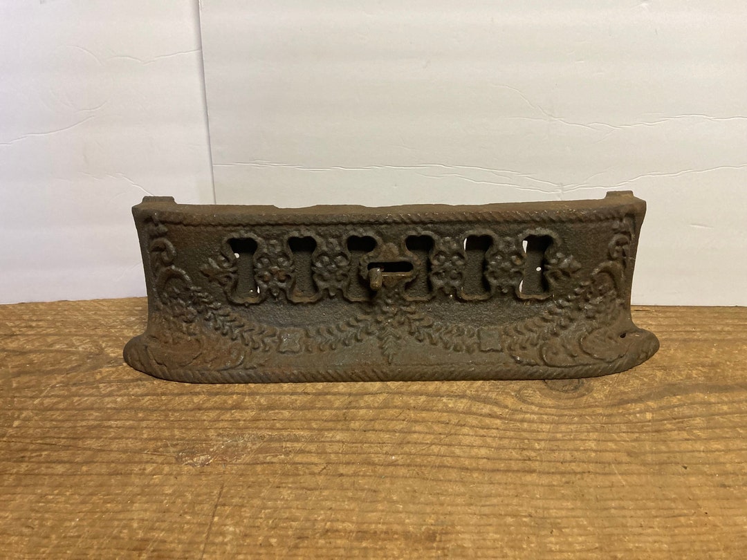 Antique Victorian Cast Iron Fireplace Trim - Etsy