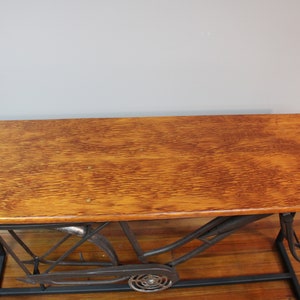Repurposed Vintage Bicycle Console Table - Etsy