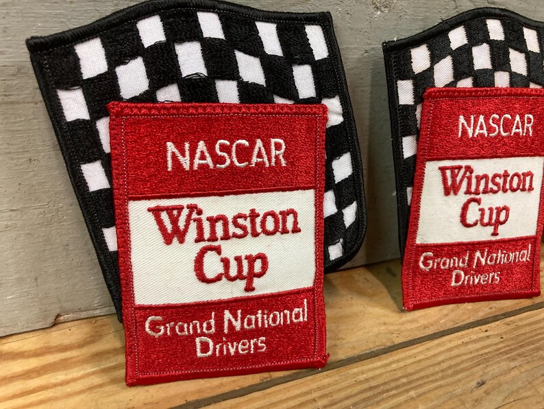 4 Vintage Nascar Racing Patches | New Old Stock | Winston Cup - Etsy