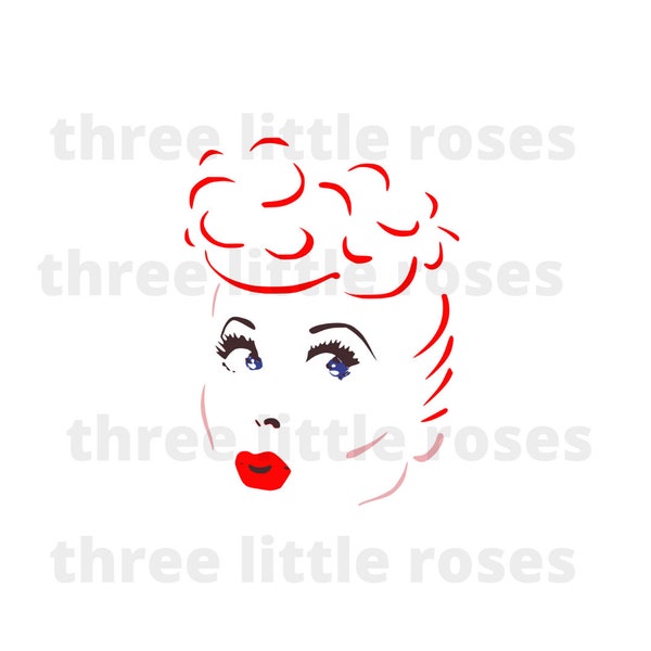 I Love Lucy Svg - Etsy