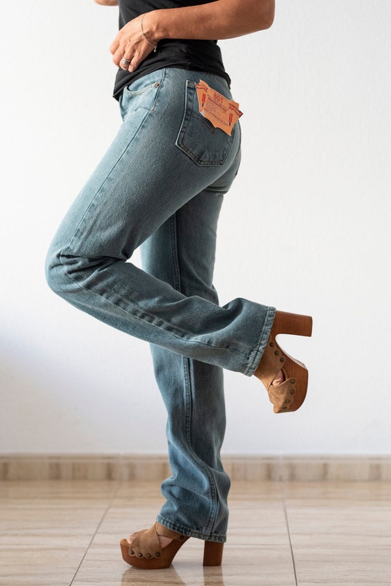 Vintage 1980s Levi's 501 Blue Stonewash / dead stock … - Gem