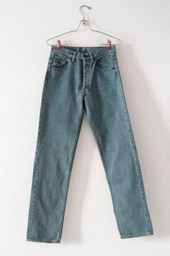 Vintage 1980s Levi's 501 Blue Stonewash / dead stock … - Gem