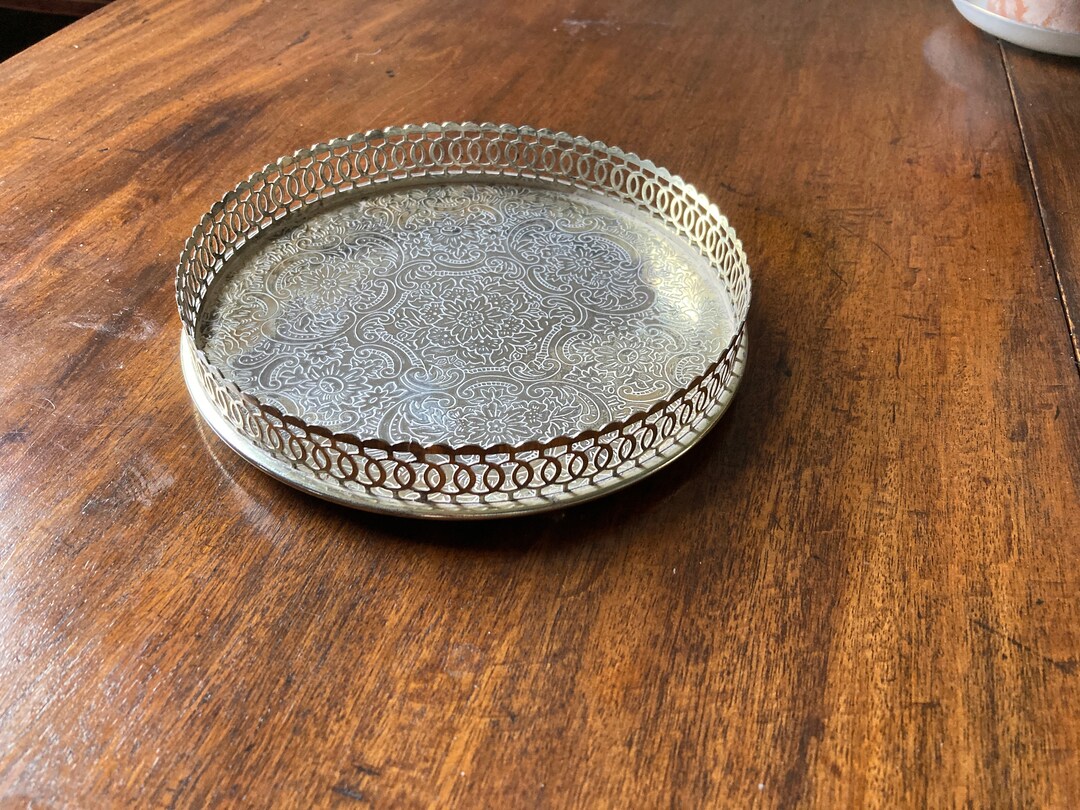 Silver Cake Plate 25 Cm Diam Silver Plate Wedding Cake Serving Tray ...