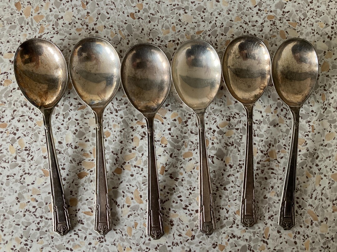Vintage Coronation Spoons Silver Plate Coronation 1937 George VI ...
