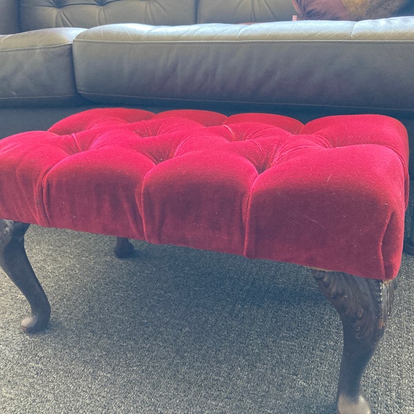 Oak Footstool - Etsy