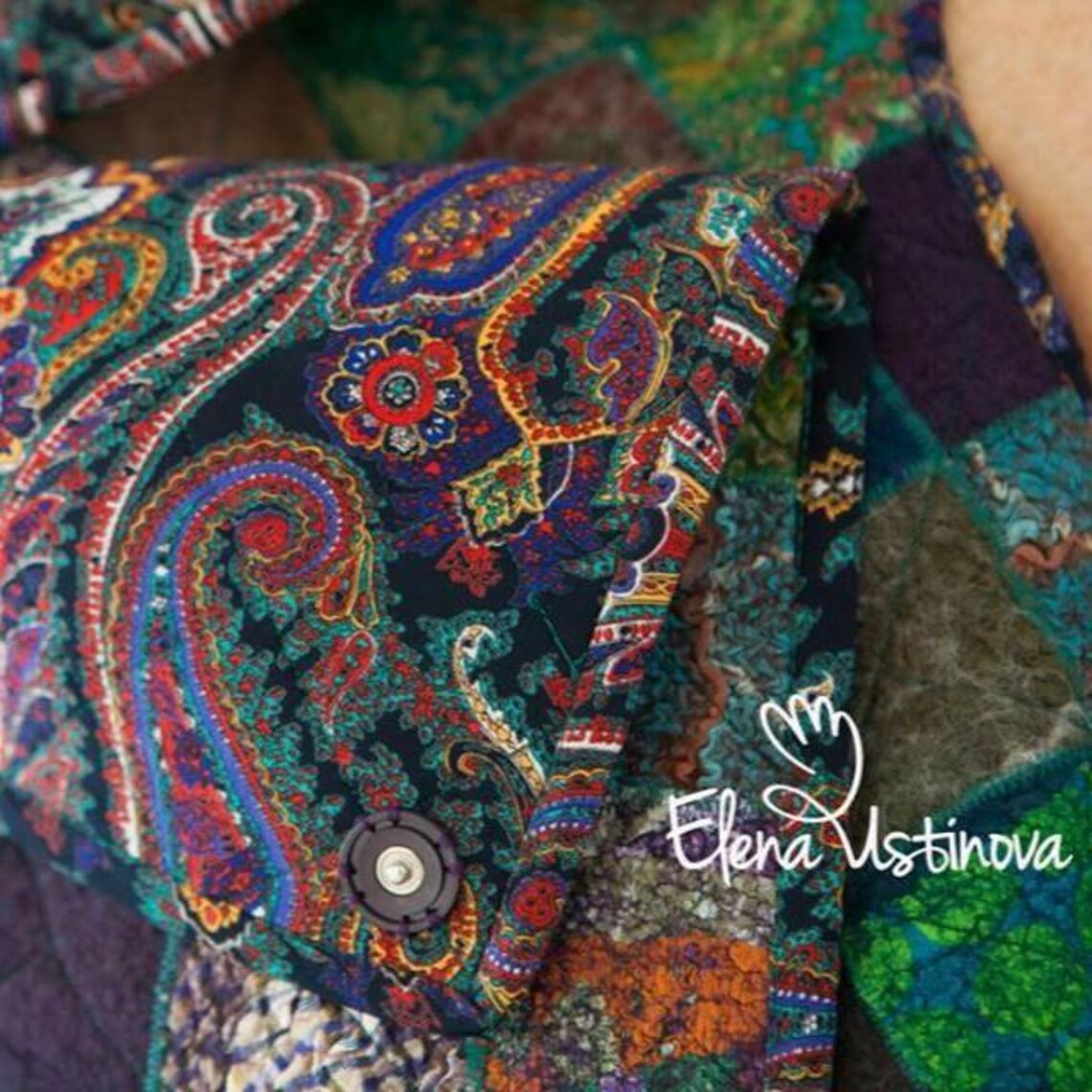 Felted Quilted Vest Tutorial: DIY Boho Clothing Pattern - Instant ...