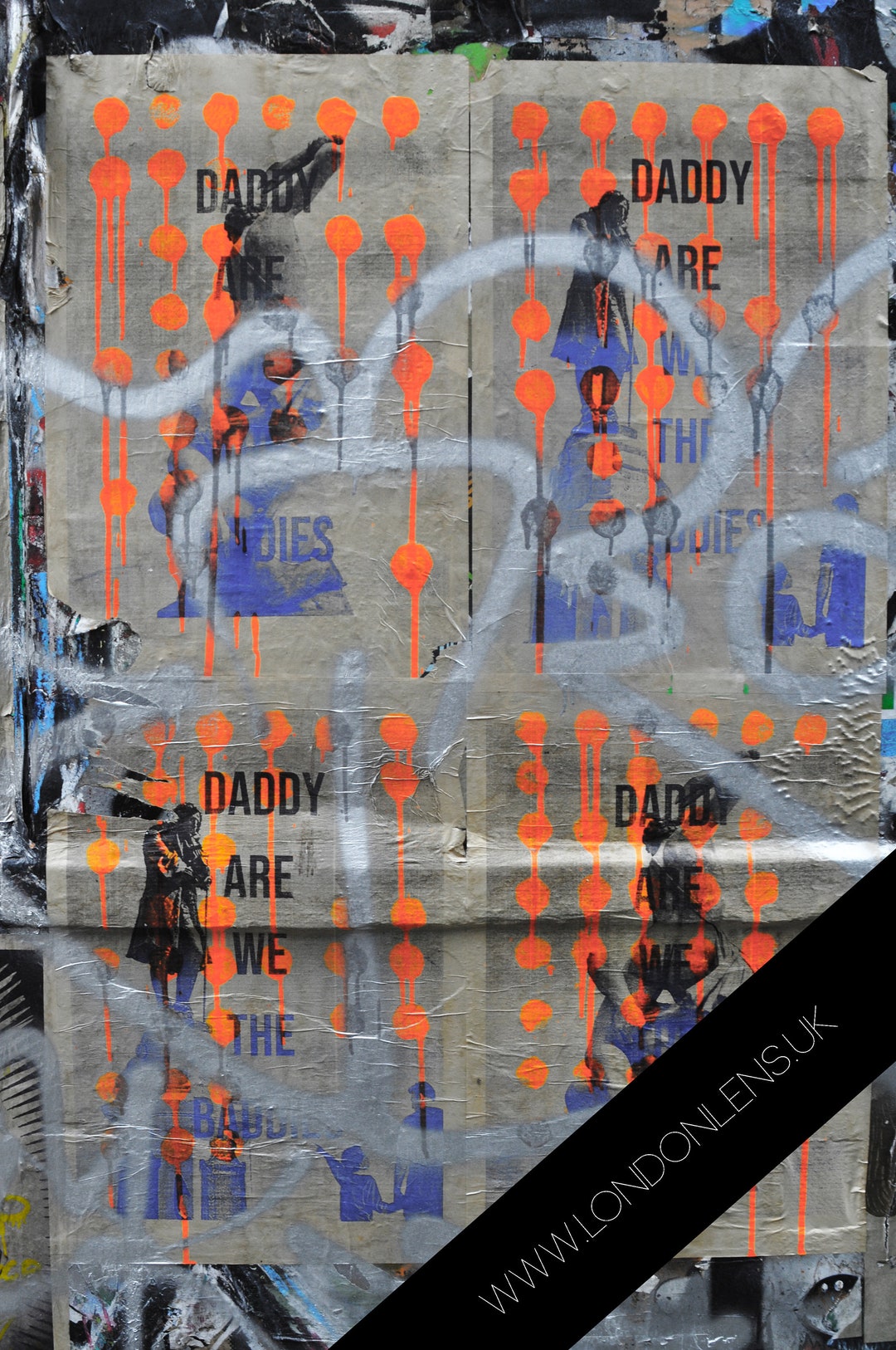 Brick Lane Graffiti - Daddy Babies (A4) - Etsy