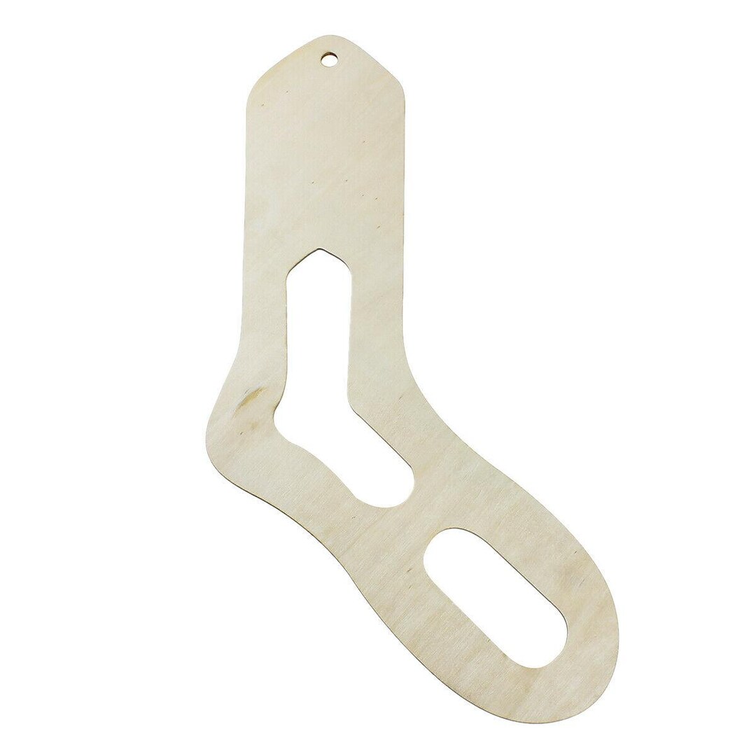 1 Pair Natural Wood Sock Blocker Hollow for Kids/children (size 4.5 ...