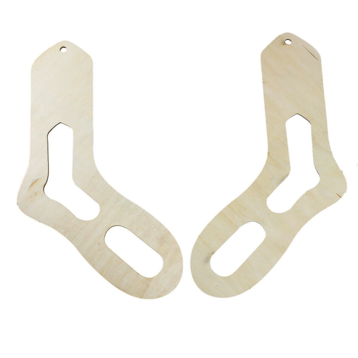 1 Pair Natural Wood Sock Blocker Hollow for Kids/children size 4.5 - Etsy