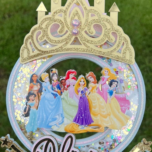 Princess Cake Topper Shaker Cake Topper Birthday Party - Etsy