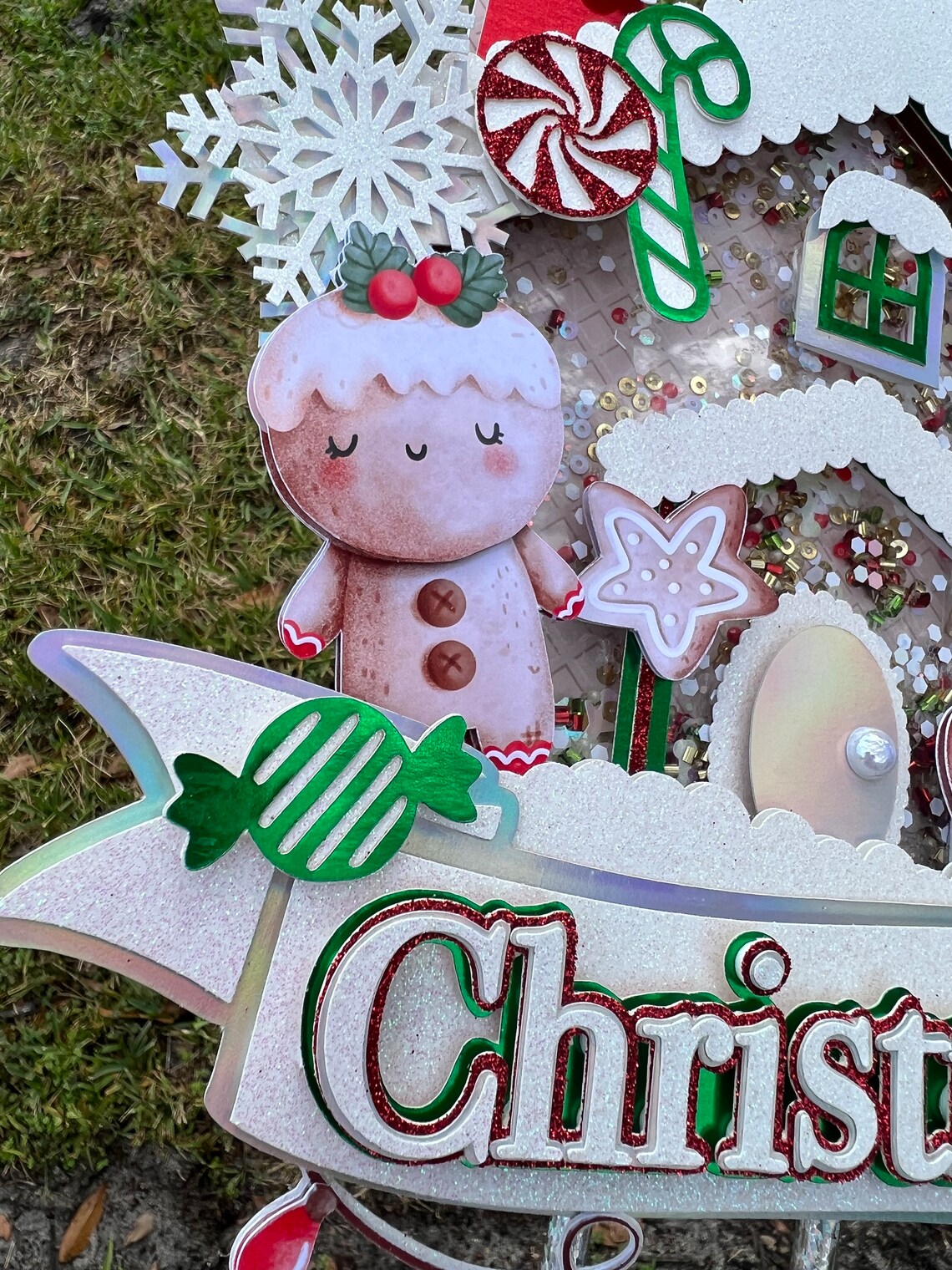 Christmas Cake Topper Holiday Cake Topper Christmas Decor - Etsy