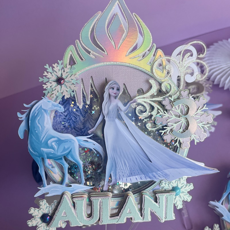 Frozen Cake Topper - Etsy