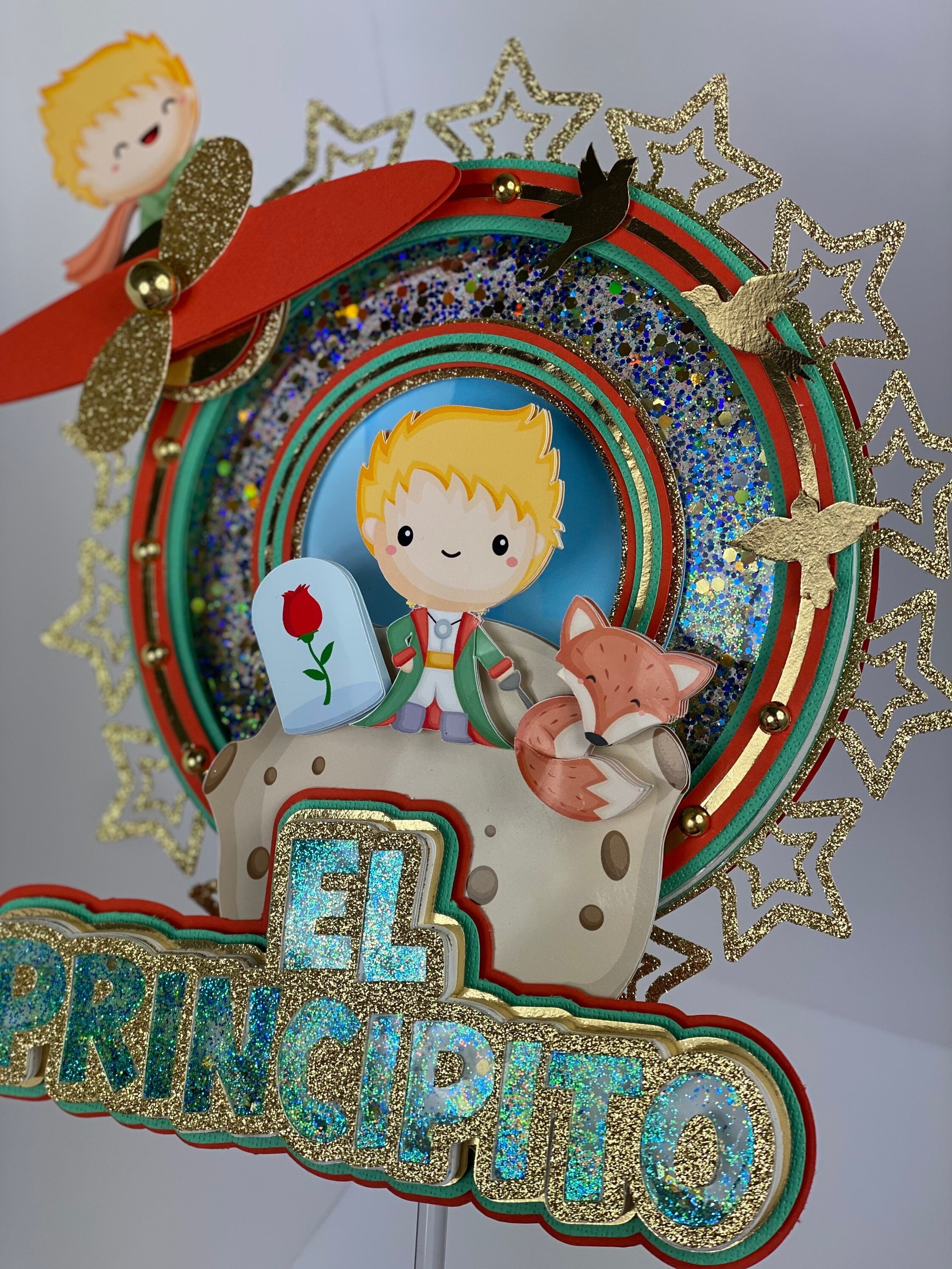 Cake Topper El Principito, Cake Topper, Birthday, Prince, Party, Party ...