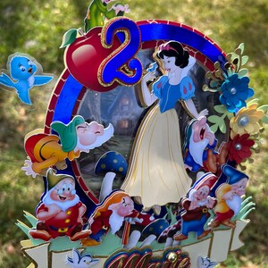 Snow White Cake Topper, Princess, Birthday Decoration, Snow White Party ...