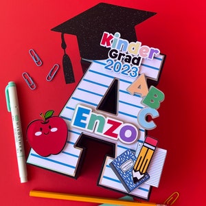 Grad 3D Letter, Teacher Letter, Graduation Letter - Etsy