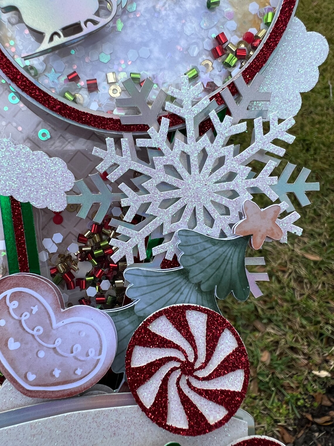 Christmas Cake Topper Holiday Cake Topper Christmas Decor - Etsy