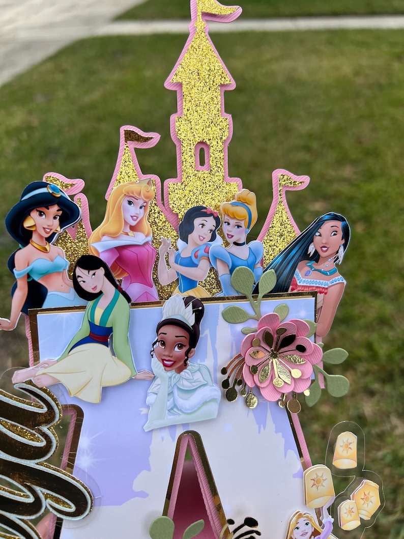 Princess 3D Letter, Princes Letter Decor, Birthday Girl, Party ...