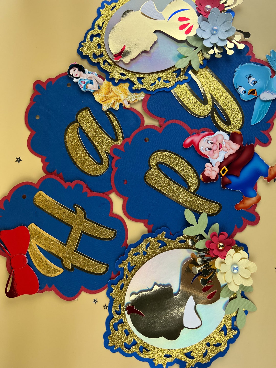 Snow White Banner, Party Banner, Party Decor, Birthday Decorations ...