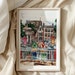 Norwich Market - Norfolk Watercolour Prints - 2 Different Sizes. - Etsy UK