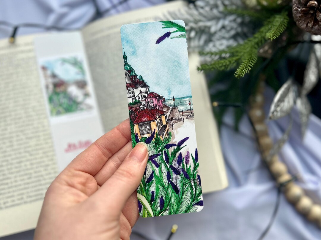 Cromer Sea Front Hand-drawn Watercolour Illustration Double-sided ...