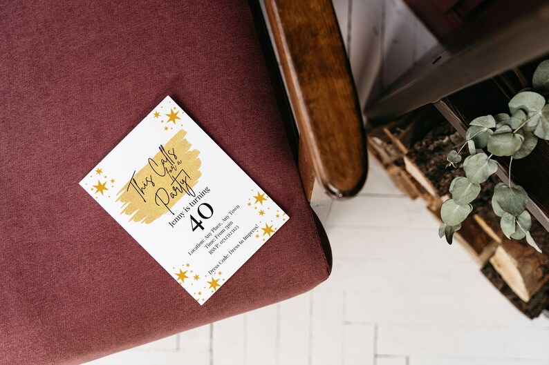 This Calls for a Party Invitation - Etsy
