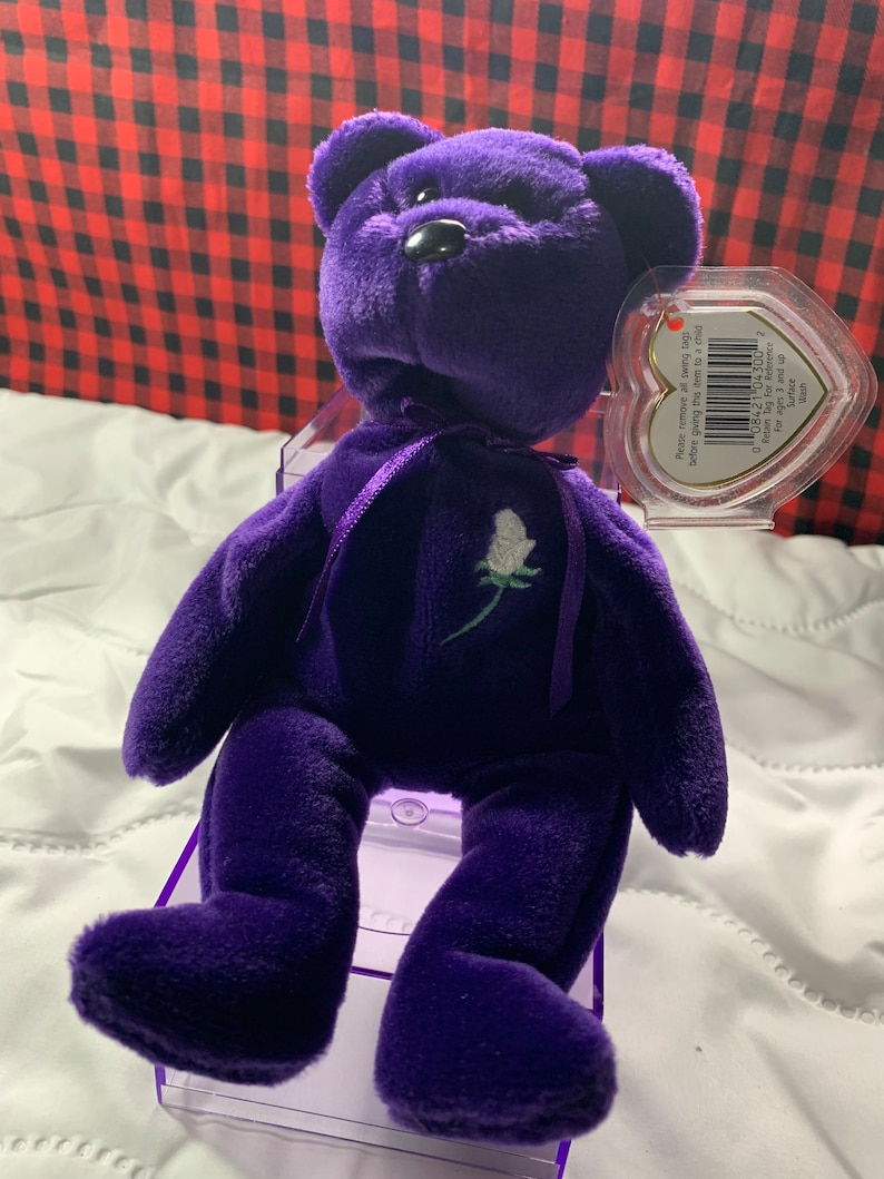 Princess the Purple Bear (commemorate of Princess Diana) - Etsy