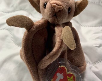 Ty Beanie Babies Batty the Bat Set, Both Battys Brown and Tye-dyed. - Etsy