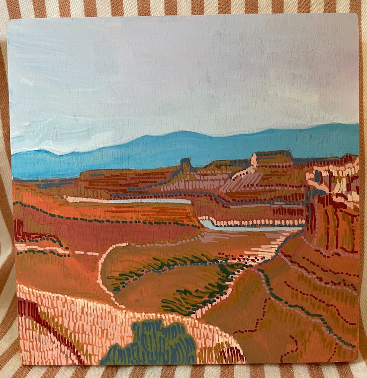 Hand Painted Moab, Utah Landscape - Etsy