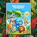 Safari Animals Coloring Book for Kids, Preschool Pre-k Kindergarten ...