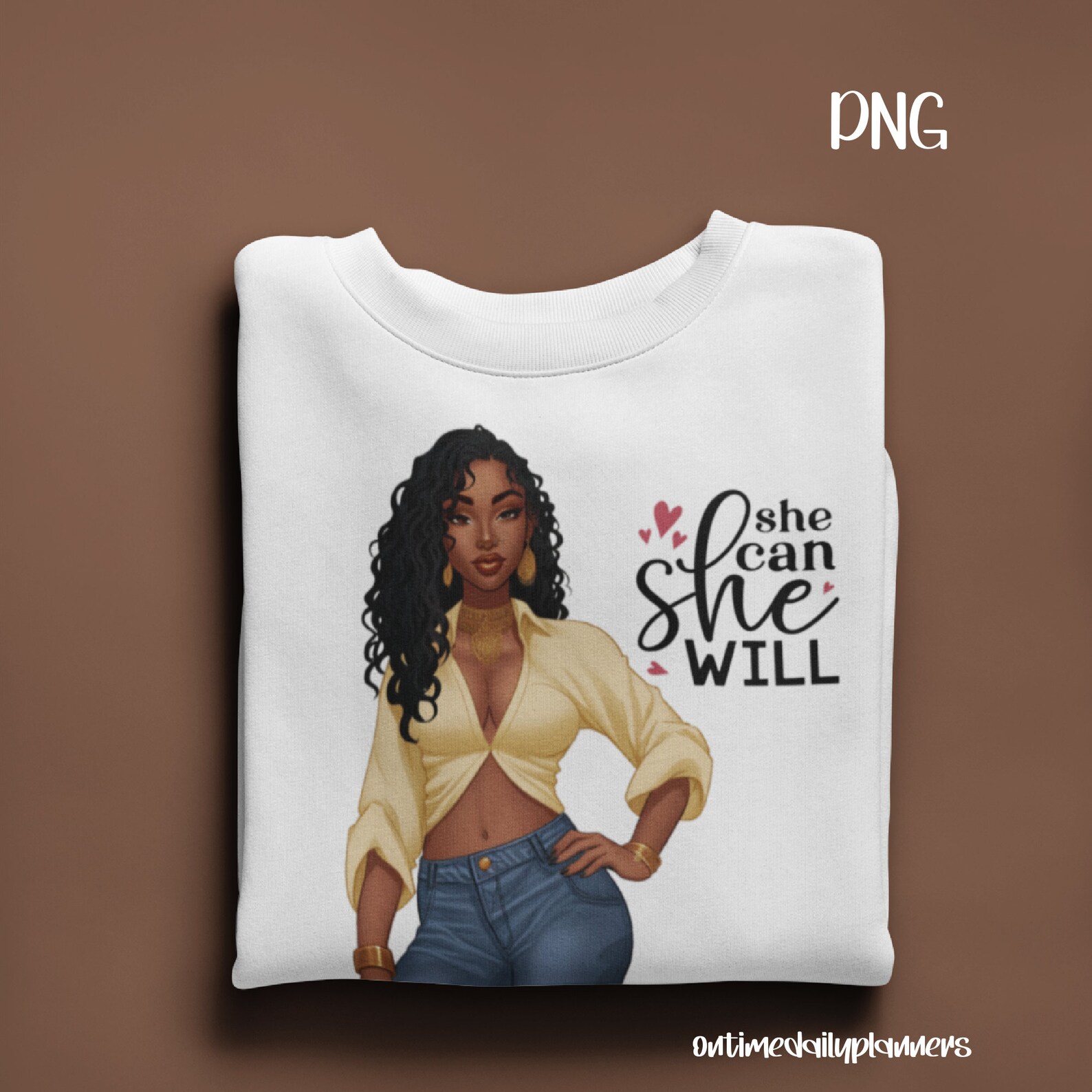 African American Woman Sublimation Design Download Afro PNG - Etsy