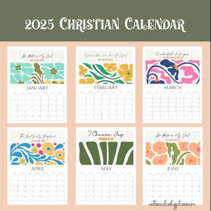 2025 Calendar Christian Calendar Printable PNG, Monthly Calendar PNG ...