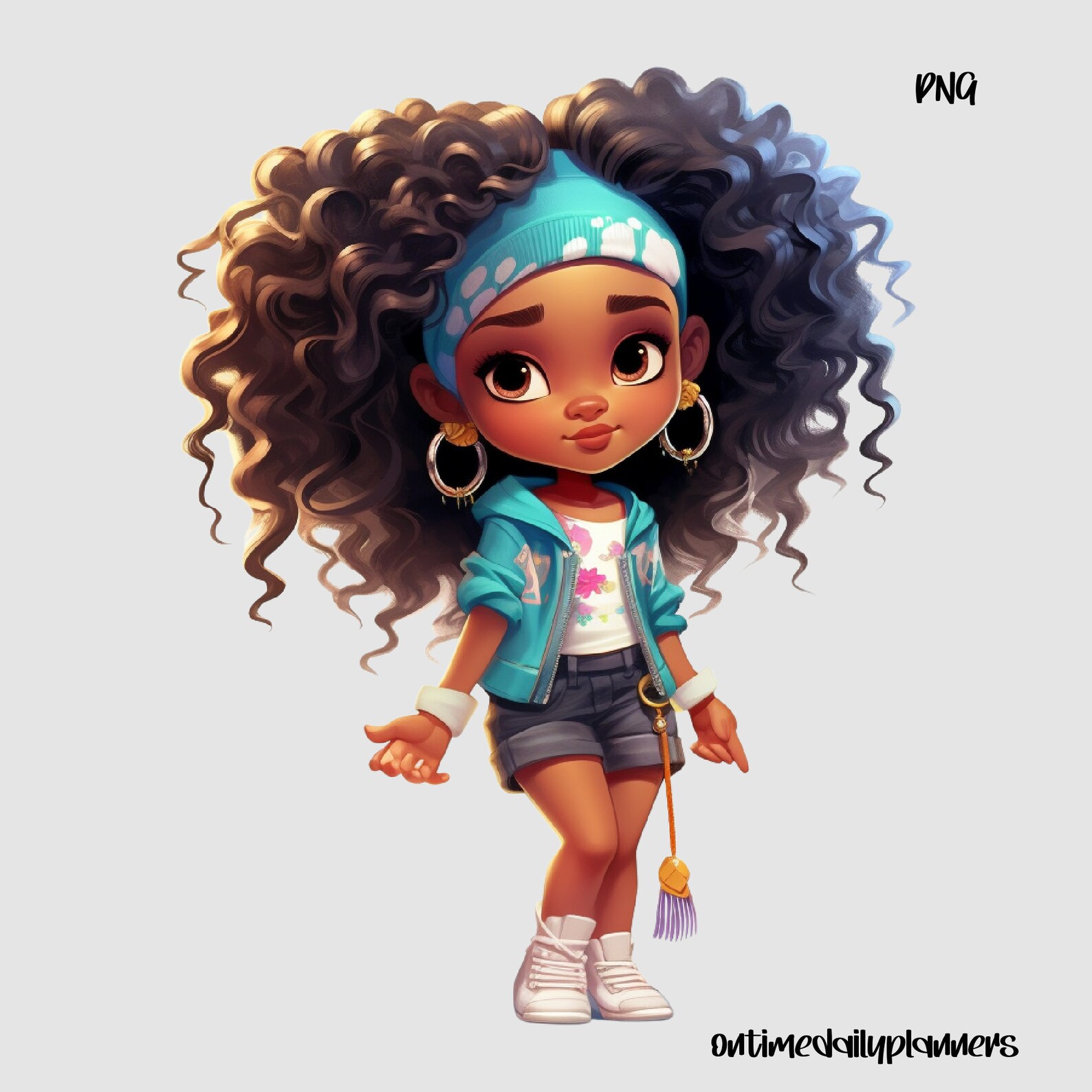Black Girls Clipart, Black Girl PNG, Black Kids PNG, Afro Girl Clipart ...