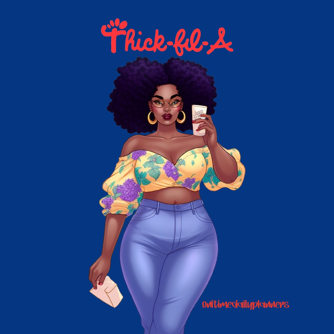 Melanin Women Plus Size Thick Thighs, Black Women Sublimation Design ...