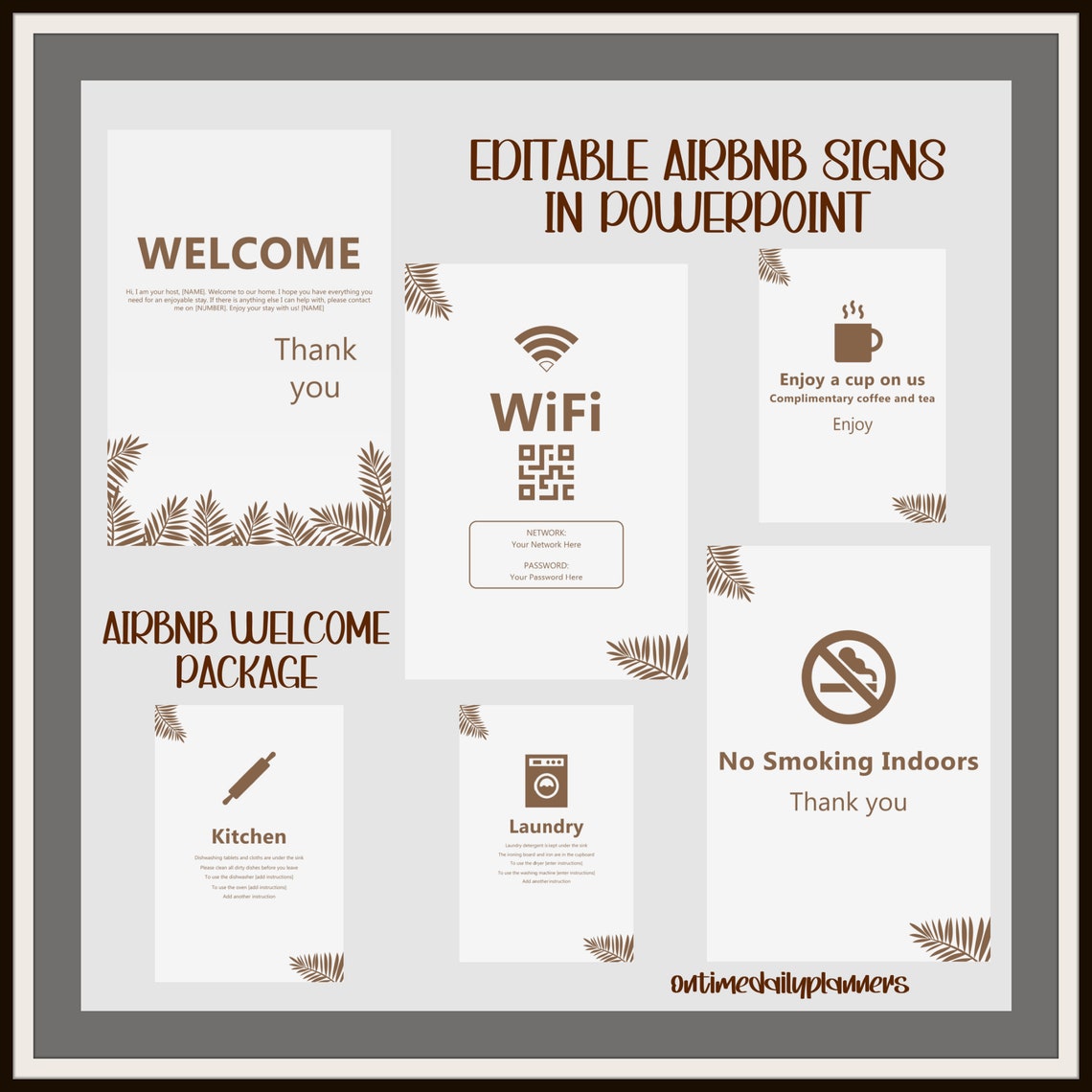 Airbnb Template Airbnb Bundle House Manual Editable Template - Etsy