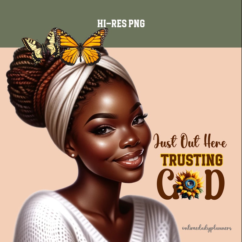 Christian Woman Sublimation Design, Journal Cover Positive Affirmation ...