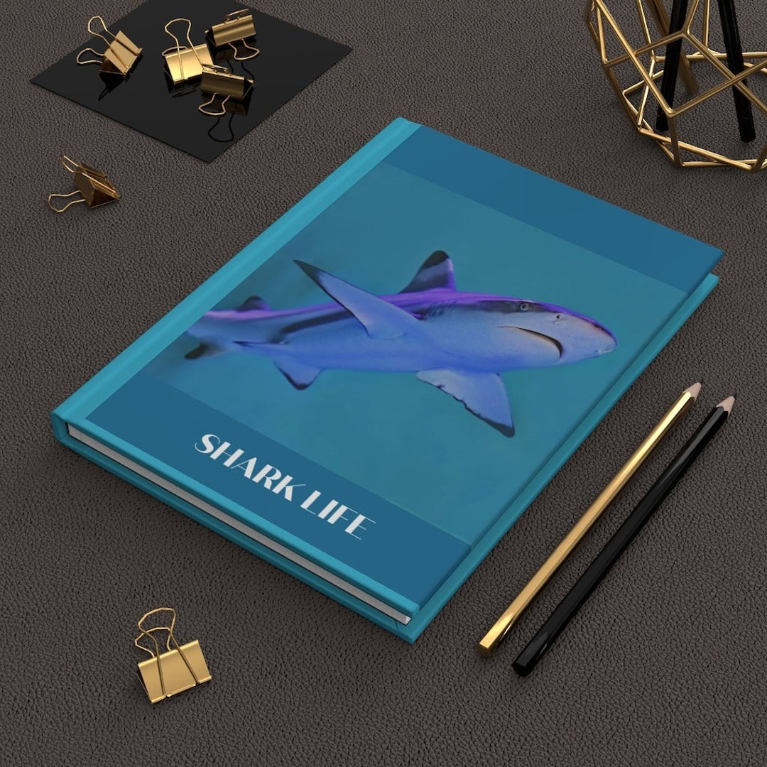 Shark Notebook Shark Stationery Gift for Shark Lovers - Etsy