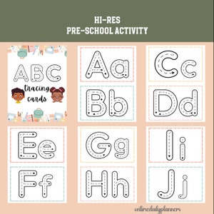 Preschool Pre-k Learning Activity Worksheets, Alphabet, Tracing ...